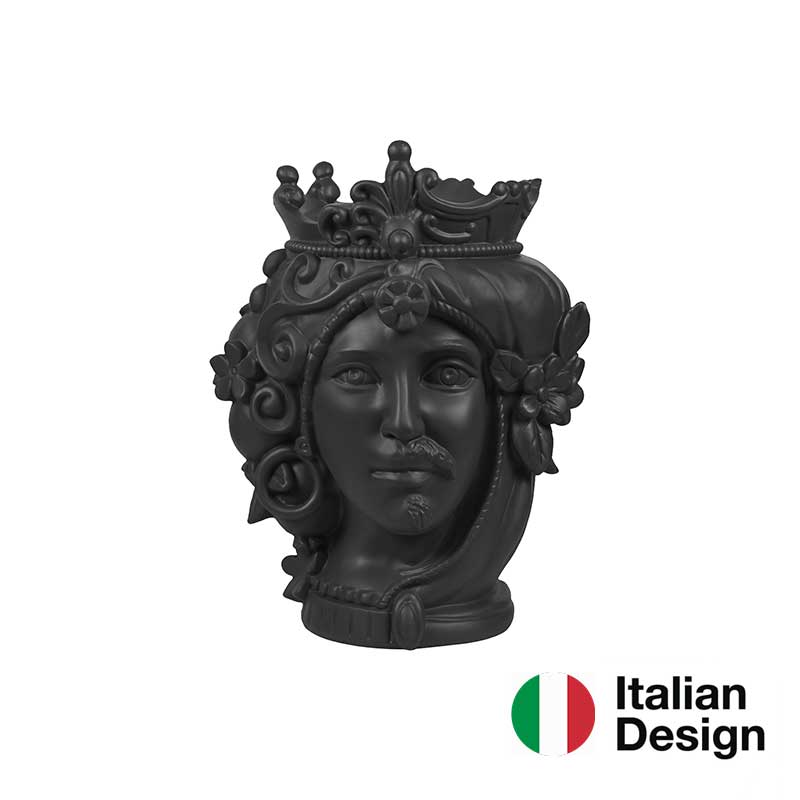 BACI MILANO Head Couple Black 18cm - Erresse Shop