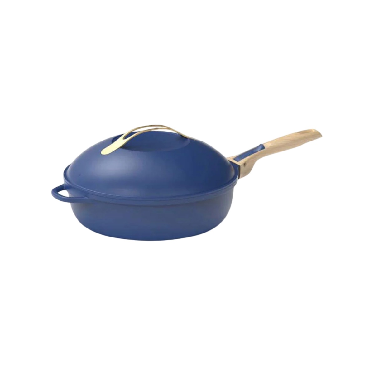COOKUT Frying pan "La Fabuleuse" 24 cm Sapphire - Erresse Shop